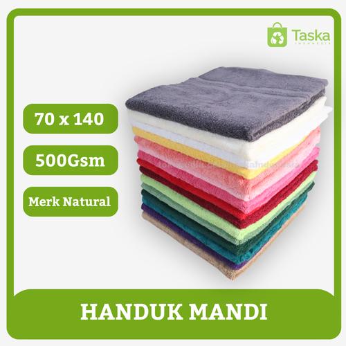 Promo Handuk Mandi Merk Natural 70x140 Bisa Custom Bordir Logo Handuk ...