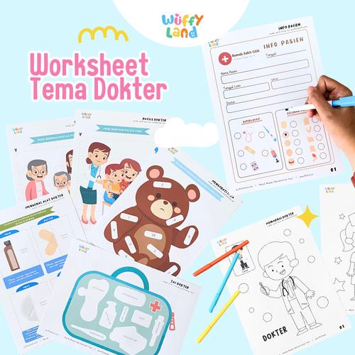 Jual Worksheet tema dokter, 29 lembar kegiatan anak paud - Kota Malang ...