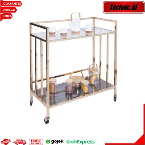 Jual Informa Nixon Rak Troli Dapur Nixon Kitchen Trolley Gold Alat ...