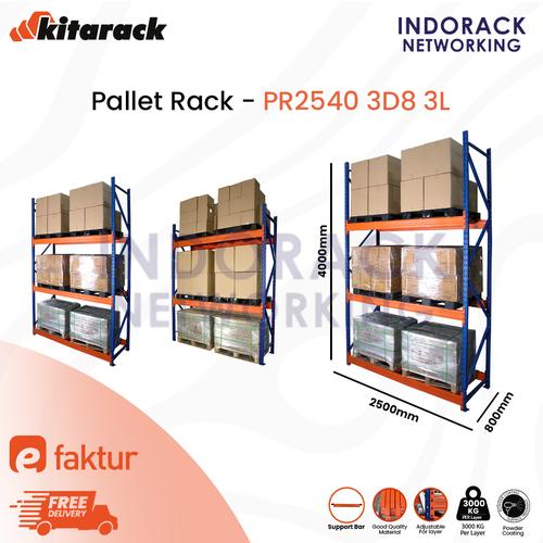 Jual KITARACK Rak Pallet 3 TON Racking Pallet Heavy Duty Panjang 2.5M ...