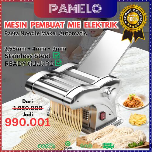 Promo Mesin Mie Listrik 3 Mata Pisau Otomatis // Noodle Pasta Maker ...