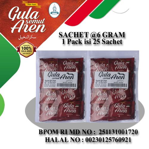 Promo 25 sachet Gula Aren Sachet Stick Bubuk Asli Murni 100% Organik ...