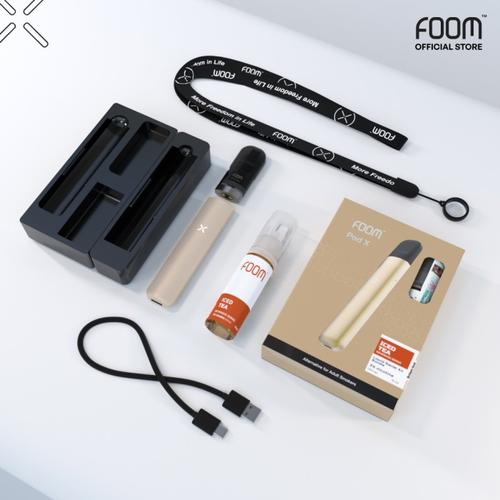 Jual FOOM POD X BRILLIANT GOLD BUNDLING LIQUID 15ML - STRAWBERRY IC ...
