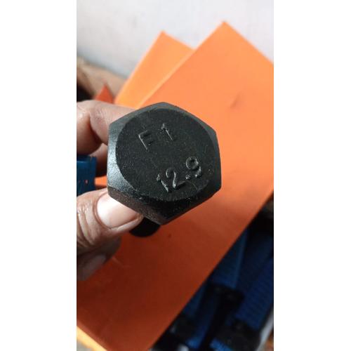 Jual Hex Bolt and Nut/Baut Mur Baja 12.9 Half Drat/HT M27 X 3.0 X 350 ...