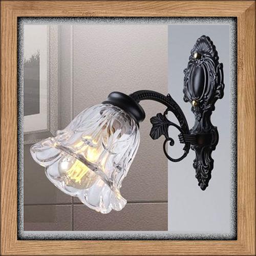 Jual Lampu Dinding nakas kaca bentuk Bunga vintage minimalis elegan ...
