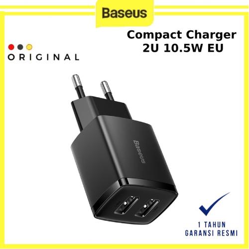 Promo Baseus Compact Charger 2U 10.5W EU - BASEUS OFFICIAL STORE ( CODE ...