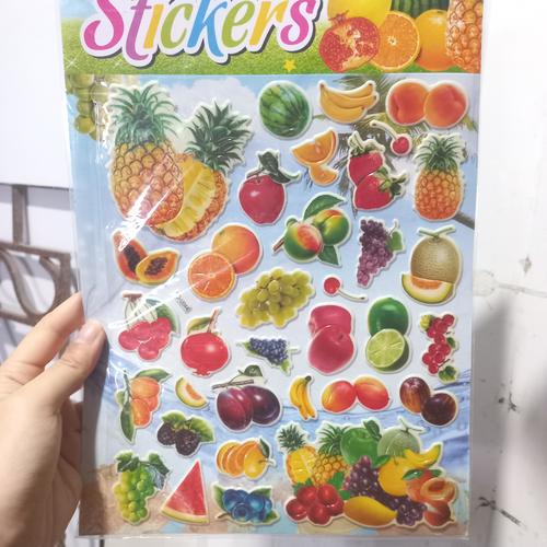 Promo Stiker Buah-Buahan Sticker Fruits Stiker Anak Buah-Buahan Fruits ...