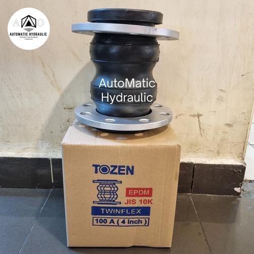 Jual FLEXIBLE RUBBER JOINT TOZEN TWIN FLEX 4"INCH JIS 10K /DN 100 ...