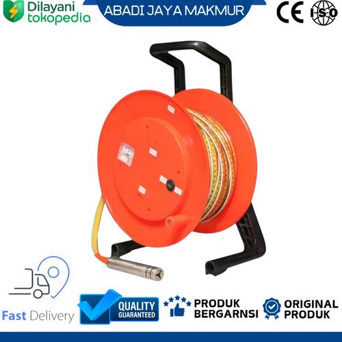 Jual Water Level Dip Meter Sensor Tinggi Muka Air Tanah Sumur Bor -100m ...