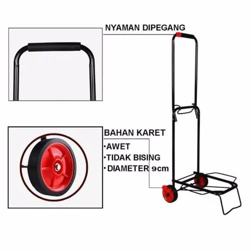 Jual ! TROLI LIPAT PORTABLE TROLLEY GALON AIR BESI TROLEY ALAT ANGKUT ...