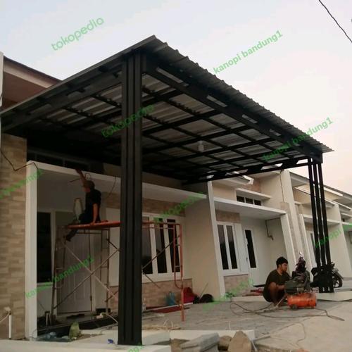 Jual Kanopi rangka bajaringan double cat atap spandek bandung 2571 ...
