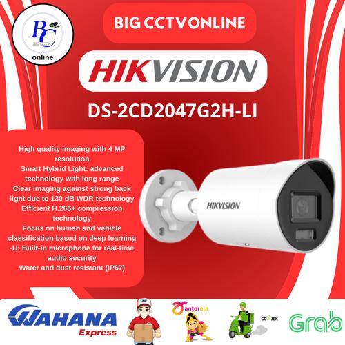 Jual HIK DS-2CD2047G2H-LI-HIKVISION IP CAMERA 4 MP Smart Hybrid Light ...