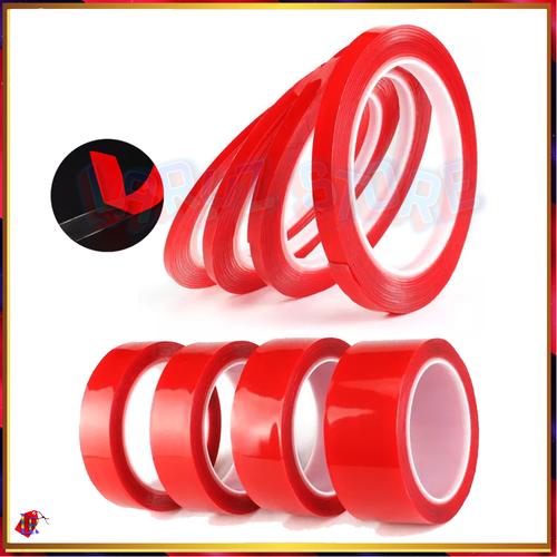 Jual Perekat Double Tape Lakban Bening 3 Meter Transparan Akrilik Mini ...