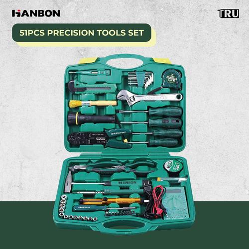 Jual 51pcs Precision Tool Set Toolset Toolkit Toolbox Tool Set Tool Kit ...