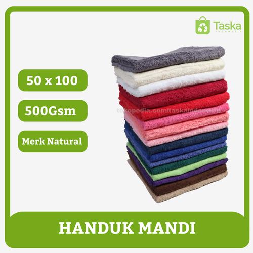Promo Handuk Merk Merk Natural 50x100 Bisa Custom Bordir Logo Handuk ...