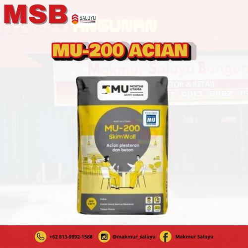 Jual Mortar Utama MU-200 Skimwall Acian Bata Ringan 20Kg - Kab. Bandung ...
