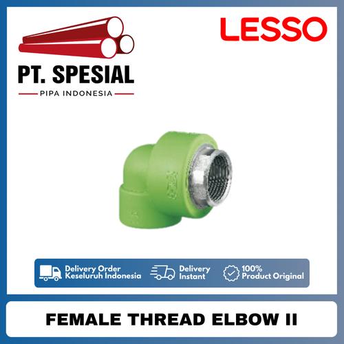 Jual Knee Drat Dalam PPR Lesso / KDD PPR Lesso / Female Thread Elbow II ...