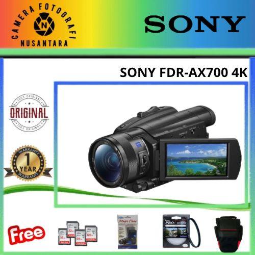 Jual SONY FDR-AX700 4K / HANDYCAM SONY AX700 4K - FULLSET BOX, PAKET ...