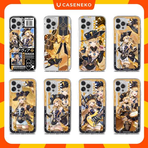 Jual Custom Case Navia Genshin Impact Geo Fontaine Casing All Type HP ...