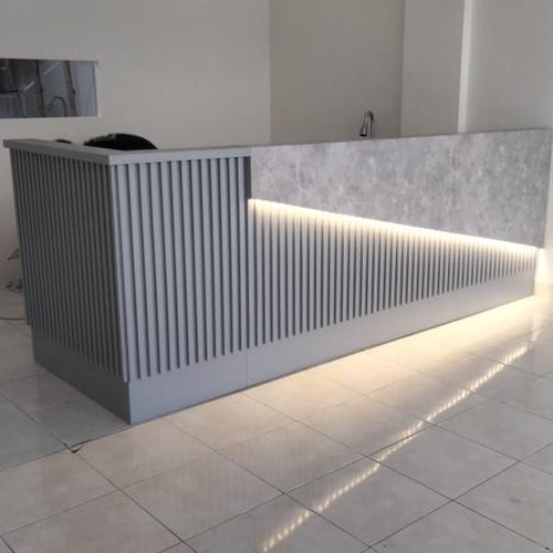 Jual Backdrop Partisi / Partisi Meja Counter / Penutup Meja Bar ...