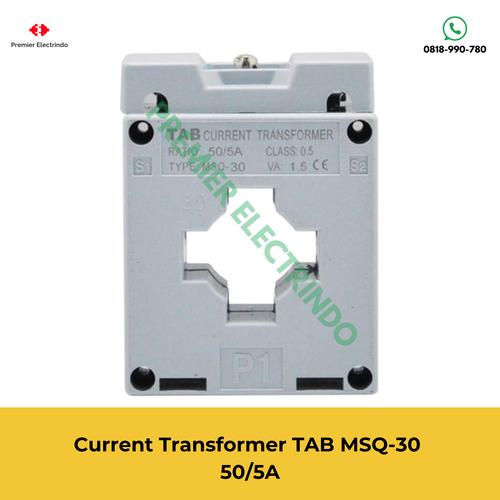 Jual Current Transformer (CT) MSQ 30 TAB 50/5A - Current Transformer ...