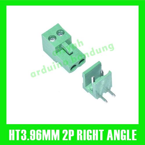 Promo TERMINAL BLOCK HT-396 2P 2 PIN 2PIN RIGHT ANGLE PLUG CONNECTOR ...