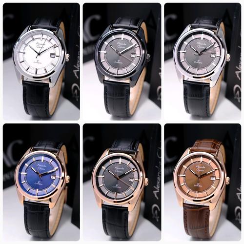 Jual JAM TANGAN PRIA ALEXANDRE CHRISTIE AC 8695 AC8695 CLASSIC LEATHER ...