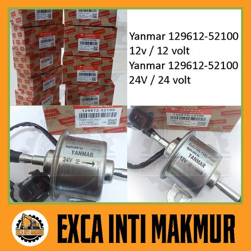 Jual Yanmar Pompa Solar Electric Fuel Pump 12V & 24V Yanmar 129612 ...