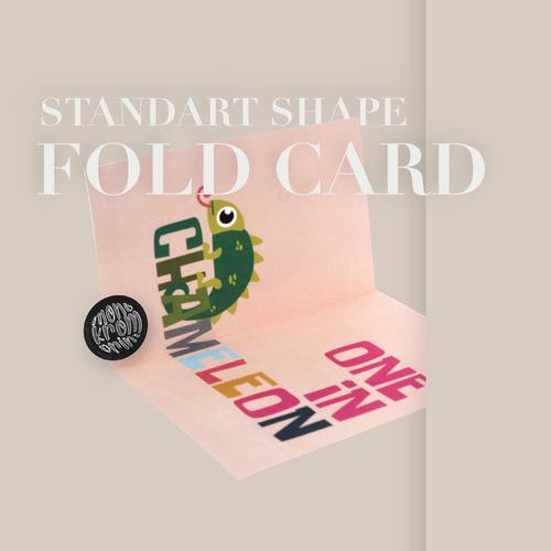 Jual Standard Shape - Fold Two Side Card - Kota Semarang - Monokrom ...