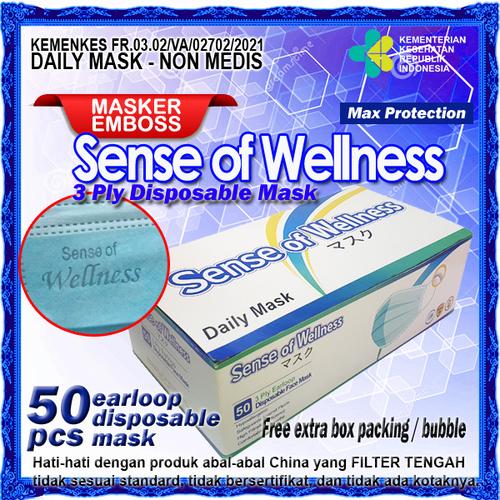 Jual Masker 3Ply Medis Bedah 3 Ply Disposable Surgical Earloop Mask ...