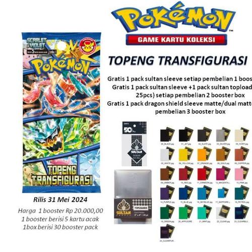 Jual Produk New Pokemon TCG Indonesia topeng transfigurasi SV6S booster box - Jakarta Utara ...