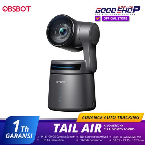 Promo OBSBOT Tail Air AI-Powered 4K PTZ Streaming Camera Cicil 0% 3x ...