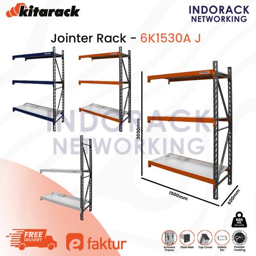Jual Rak Gudang Besi 600kg per Layer Rack Gudang 3M P 1.5M Jointer Rak ...