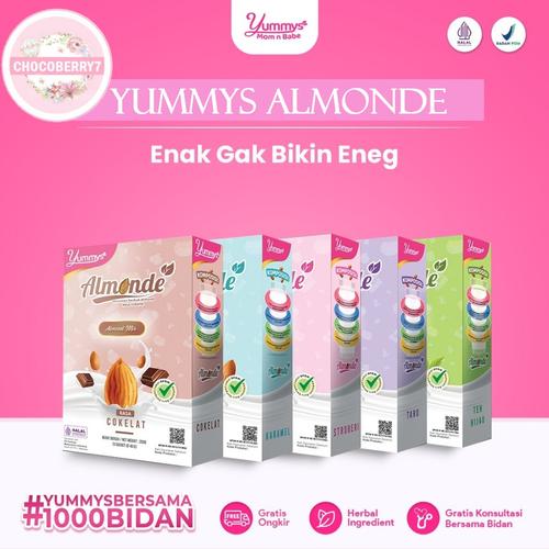 Jual ALMONDE PREMIUM ALMOND Asi Booster Minuman Almond Premium Yummys ...
