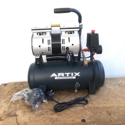 Jual ARTIX OA 0709 Mesin Kompressor Angin Silent Oilless Oilles 0.75 HP ...
