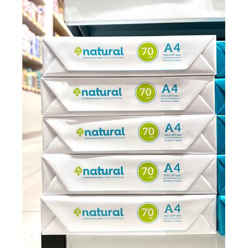 Jual KERTAS HVS NATURAL A4 / KERTAS HVS NATURAL 70GSM / KERTAS HVS ...