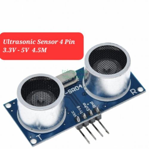 Jual Module Ultrasonic Sensor 4 Pin 5V HC-SR04 Distance Sensor For ...