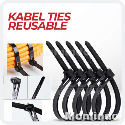 Jual Reusable Cable Strap Kabel Ties Tis Dapat Dipakai Berulang Kali ...