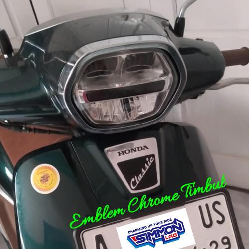 Jual Emblem Classic Honda Stylo | Emblem Stylo Classic - Dengan Simmon ...