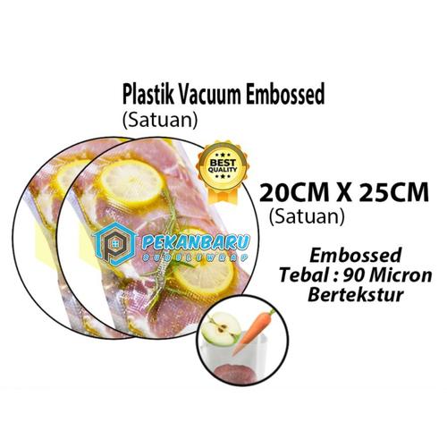 Jual Plastik Vacuum Embossed 20 x 25 cm / Vakum Emboss Delkochoice ...