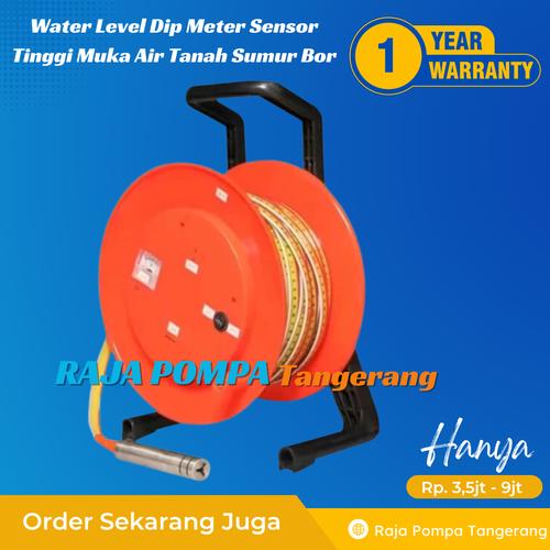 Jual Water Level Dip Meter Sensor Tinggi Muka Air Tanah Sumur Bor - 50m ...