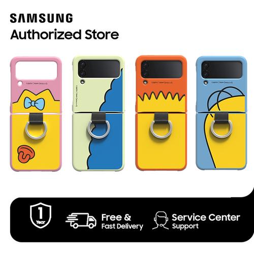Jual Samsung Galaxy Z Flip4 FLip 4 Simpson Cover with Ring - Bart ...