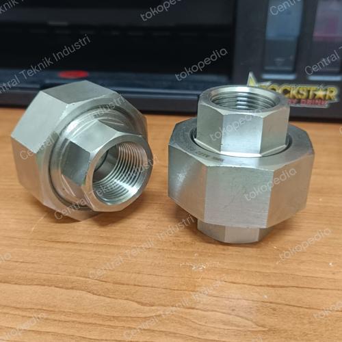 Jual Union 2" inch Watermur Stainless ss304 Class 3000 Drat NPT ...