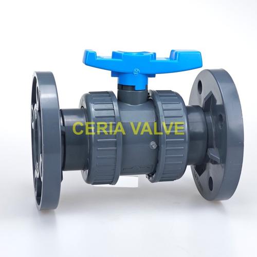 Jual Ball Valve PVC 3'' Inchi True Union Flange / Ball Valve PVC 3 ...