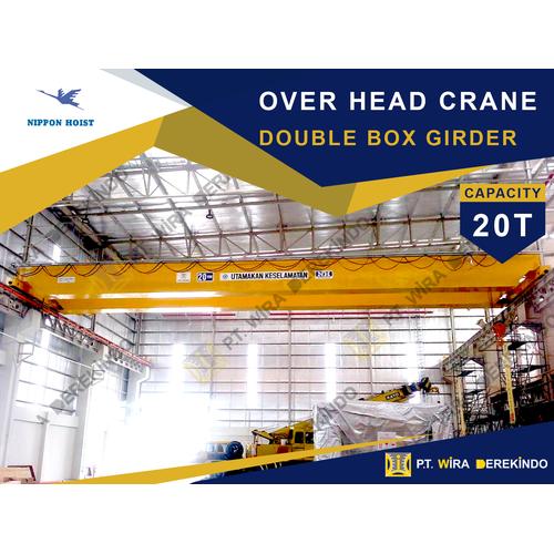Jual Nippon Hoist Overhead Crane Double Box Girder Kap. 20 Ton Lift 6 ...