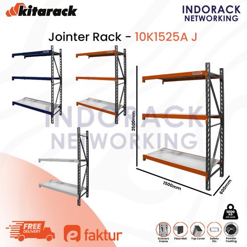 Jual Rak Gudang Besi 1 Ton per Layer Rack Gudang 2.5M Panjang 1.5M ...