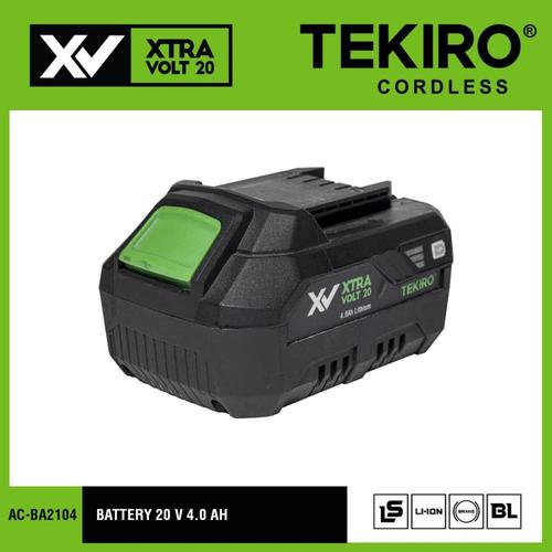 Jual TEKIRO AC-BA2104 CORDLESS BATTERY BATERAI BATERE CORDLESS 20 V 4.0 ...