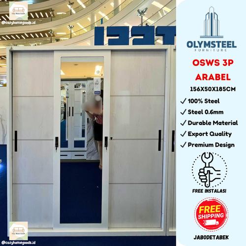 Jual Lemari Pakaian BESI / Olympic Olymsteel OSWS Arabel - 2P-90 - Kota ...