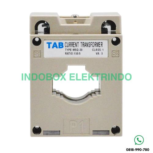 Jual CT Current Transformer TAB MSQ 30 ( 150/5A ) - Current Transformer MSQ-30 - Jakarta Pusat ...