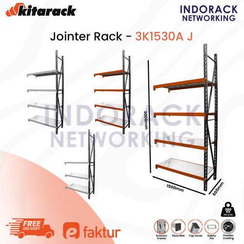 Jual Rak Gudang Besi 300kg per Layer Rack Gudang 3M P 1.5M Jointer Rack ...